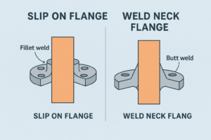 Slip On vs Weld Neck Flange: What’s the Difference?
